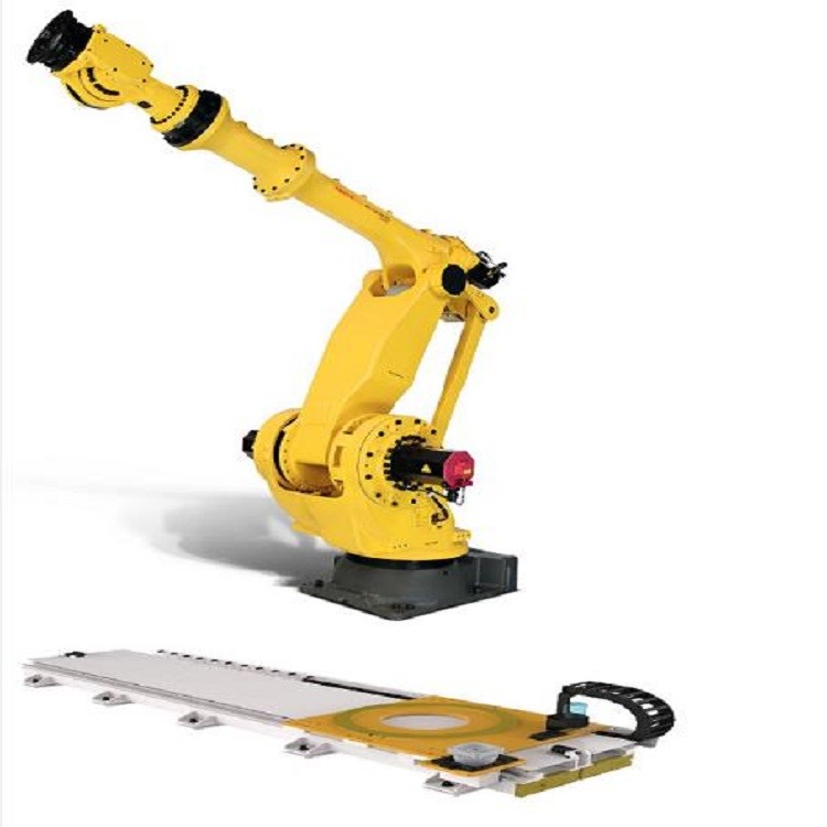 Industrial Fanuc Robot Arm Pick And Place M-900iB-280 With GBS Robot Rail