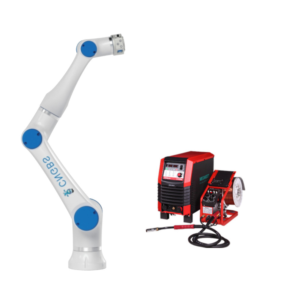 6 Axis CNGBS 3kg Payload Cobot Welding Robot Arm with Tig MiG Arc ...