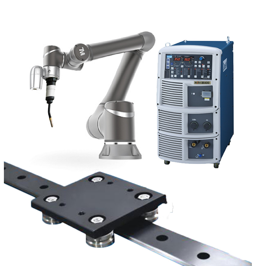 TM TM5-900 Cobot Robot Arm With TBI Welding Torch OTC Welder And Rails ...