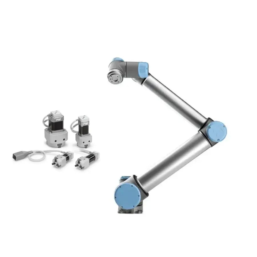 Ur Ur10 Cobot Robot With Smc Electric Gripper 3 Finger Type Lehs