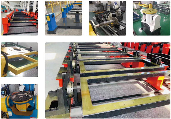 U Type 2 Axis Automatic Welding Positioner Work With ABB KUKA Yasakawa ...