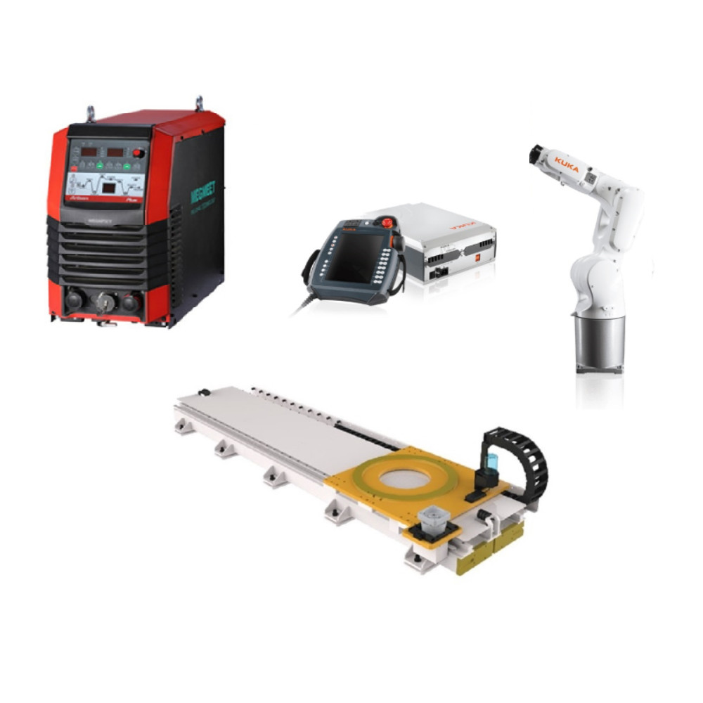 GBS Robot Linear track rail for welding robot arm and KR10 R1100-2 KUKA ...