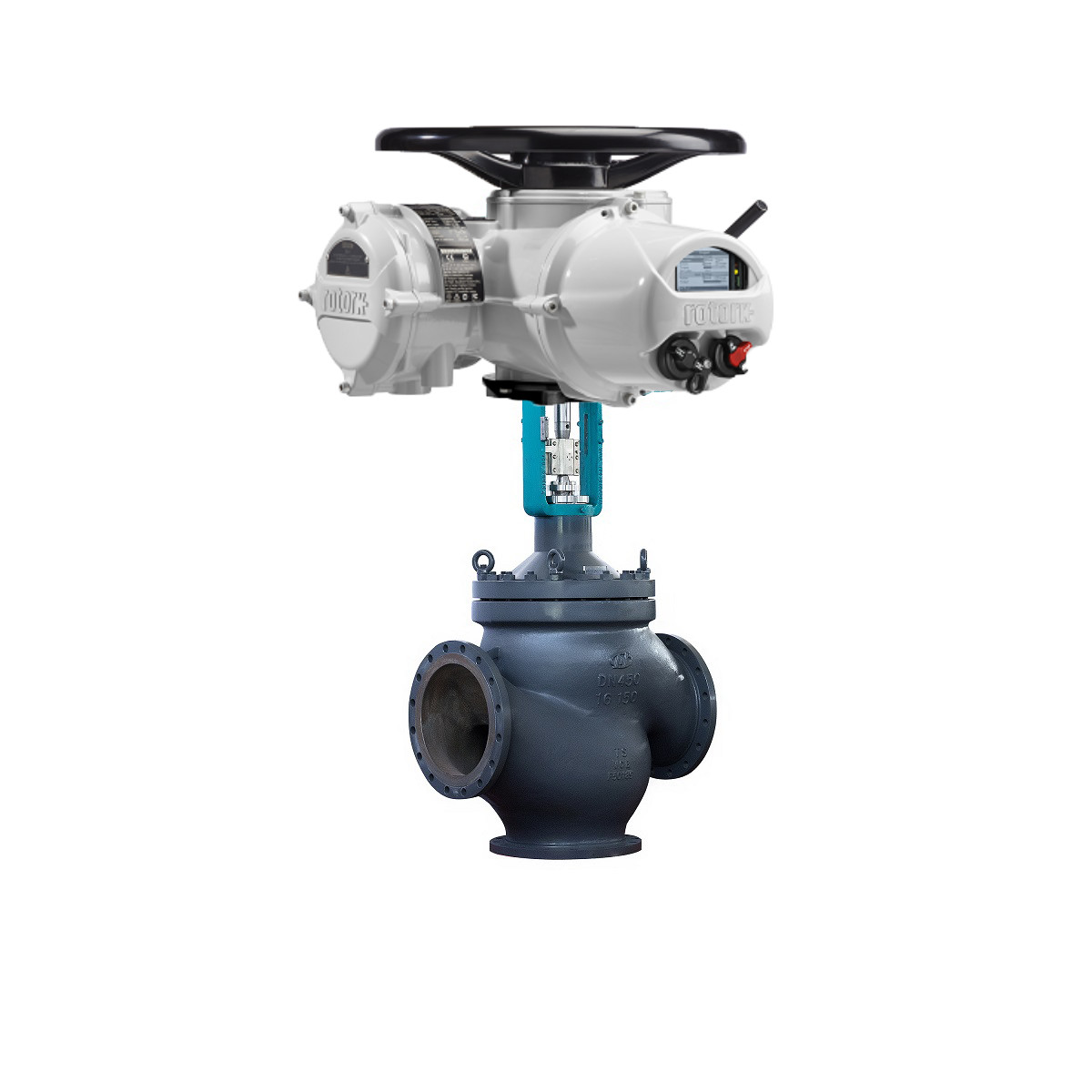 ROTORK Electric Actuator IQ With Chinese Wuzhong Valve And Flowserve ...