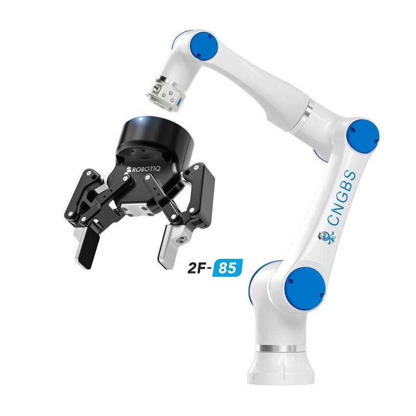 6 Axis CNGBS 3kg Payload Cobot Picking And Placing Robot Arm With Robotic Robot Gripper