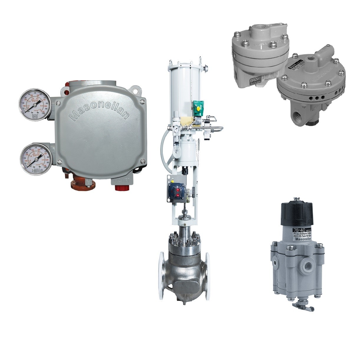 Masoneilan SVI1000 Valve Positioner BR200 BR400 Volume Booster 78-40 ...