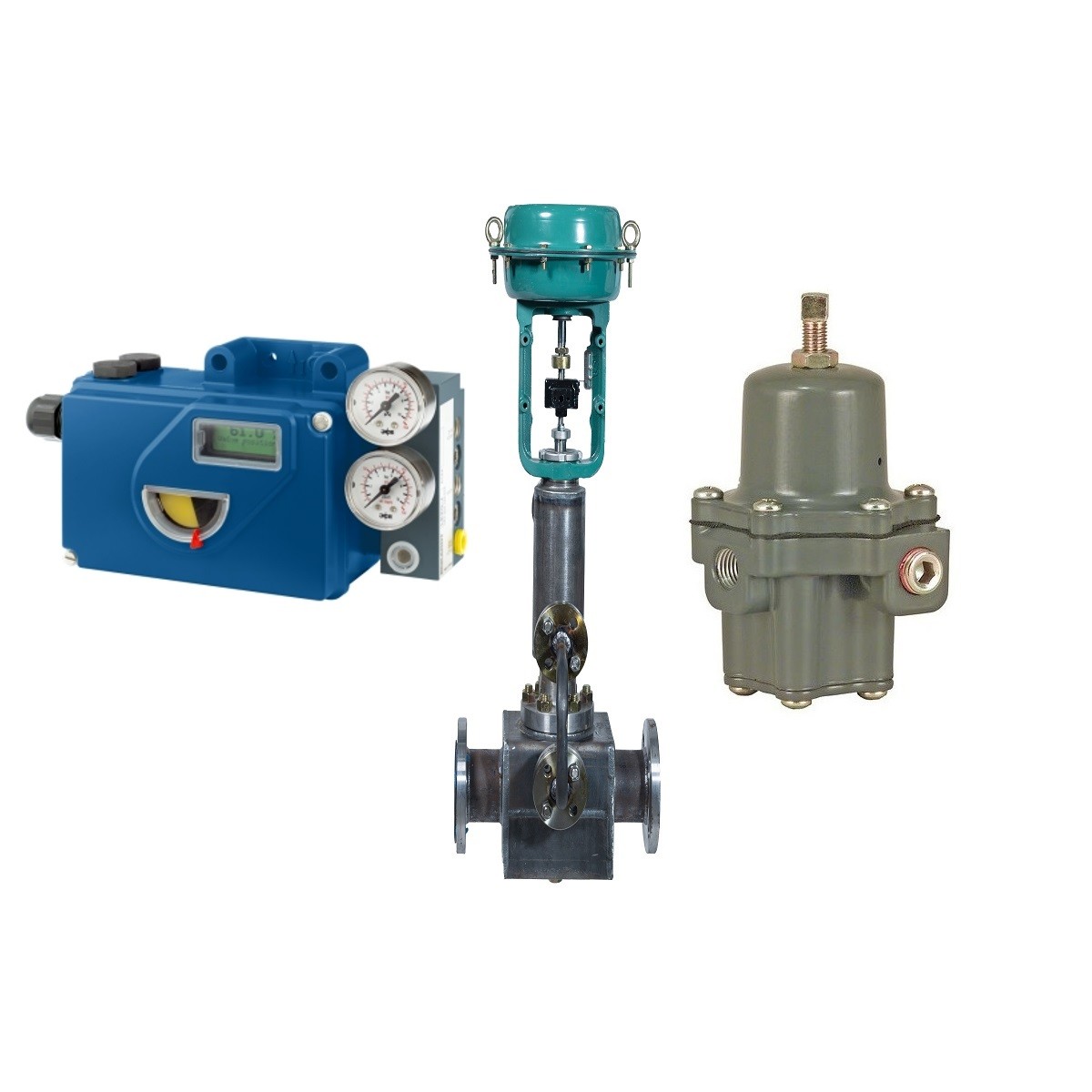 Flow Control Valve With Fisher 67CFR Filter Regulator And Foxboro ...