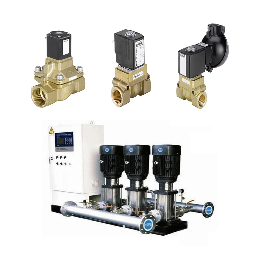 Control Valve Burket 5404 Servo-Assisted 2/2-Way Piston Valve For Water ...