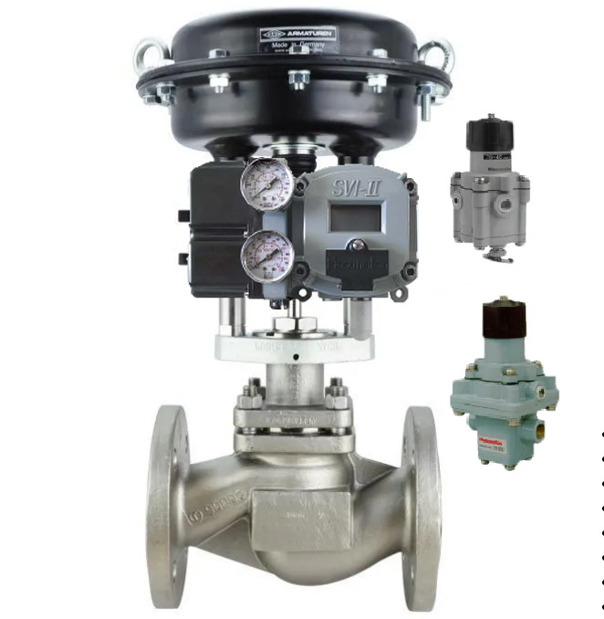 Advanced Stainless Steel Valve Actuator And Ball Valve With Masoneilan ...
