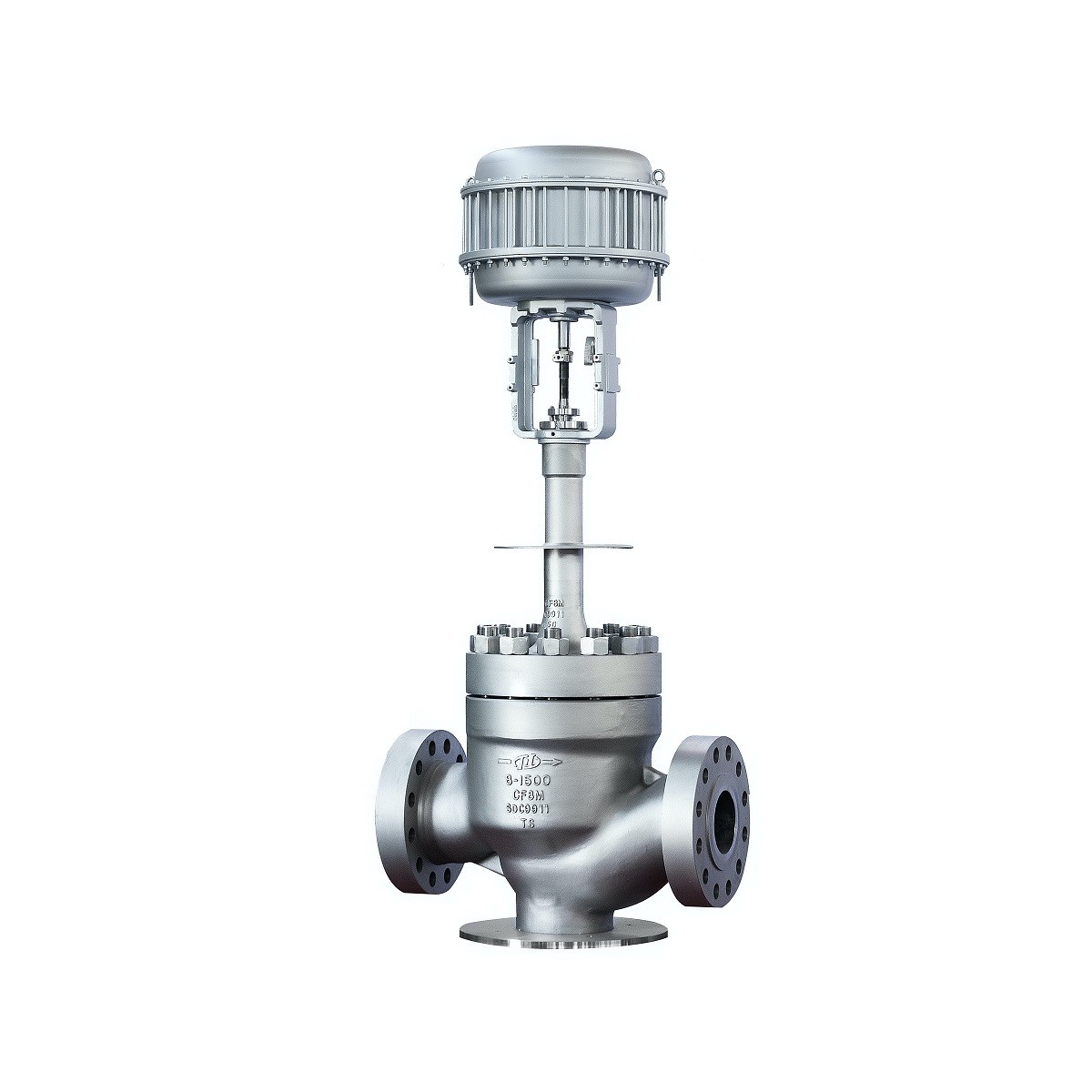 Fisher 3661 Valve Positioner With Chuanyi Pneumatic Flow Control Valve ...