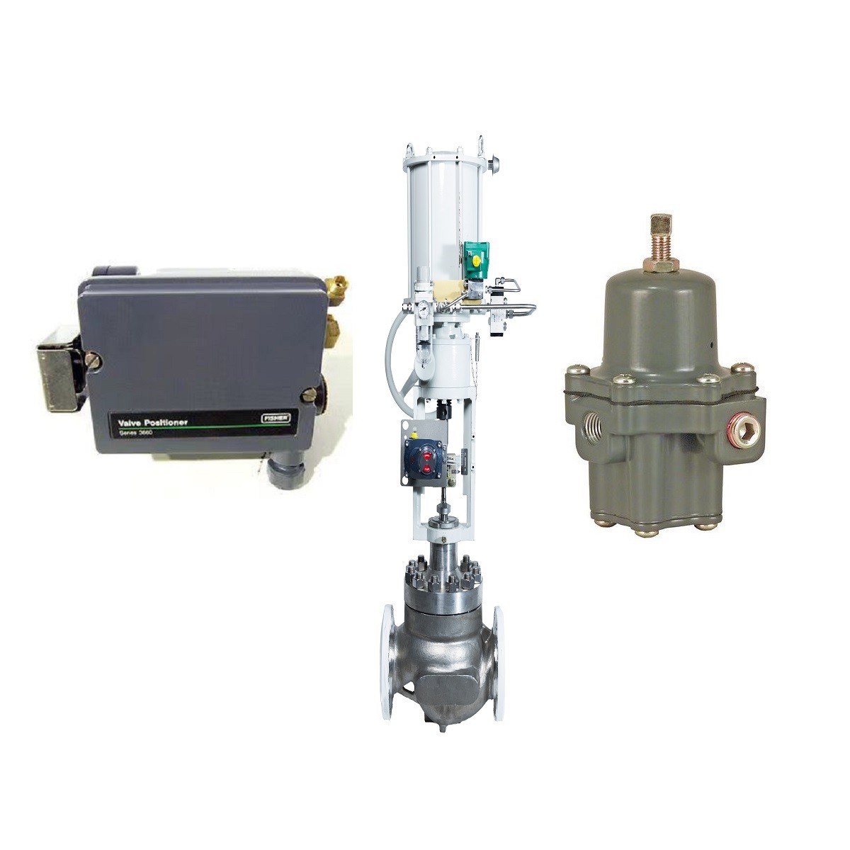 Chuanyi Pneumatic Flow Control Valve With Positioner Fisher 3661 Valve ...