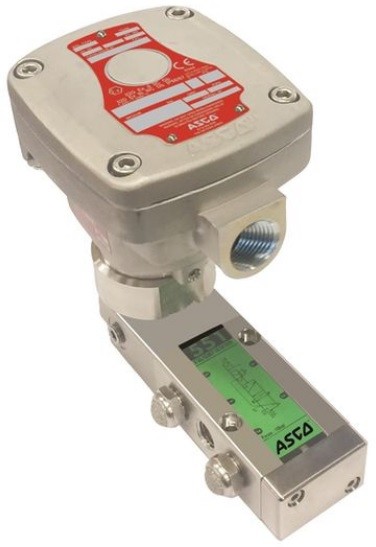 Flow Control Valve With Flowserve 3200MD Valve Positioner ASCO 551 ...