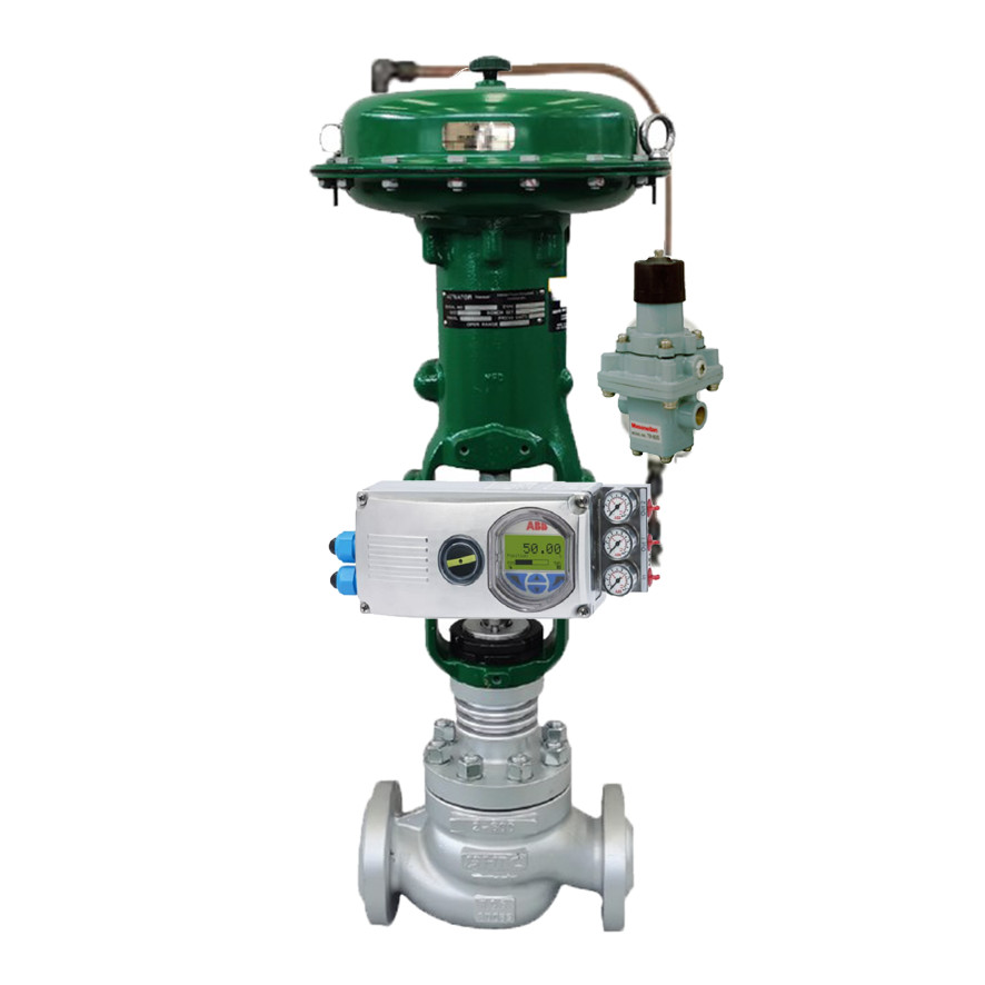 Chinese Brand Chuanyi Ball Control Valve Actuator With ABB V18345 Valve ...