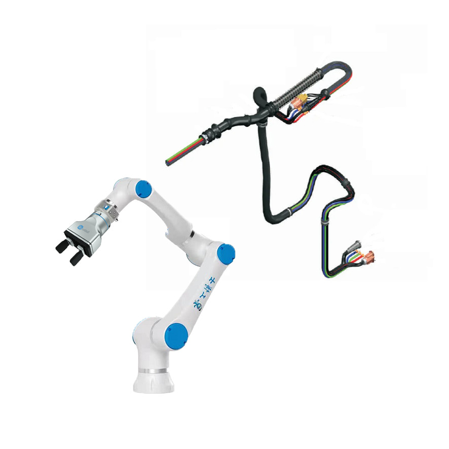 6 Axis Collaborative Robot Cngbs G10 Cobot With Gbs Dresspack And Onrobot 2 Finger Gripper