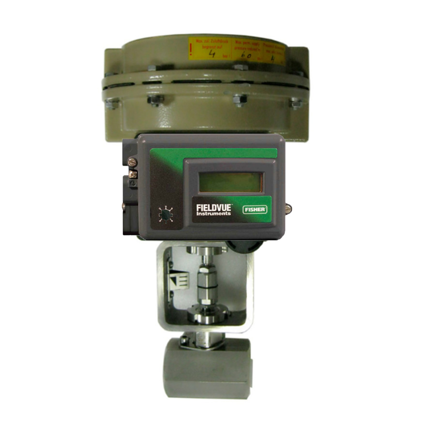 Samson Control Micro-Flow Valve 3510 With Fisher DVC2000 Valve ...