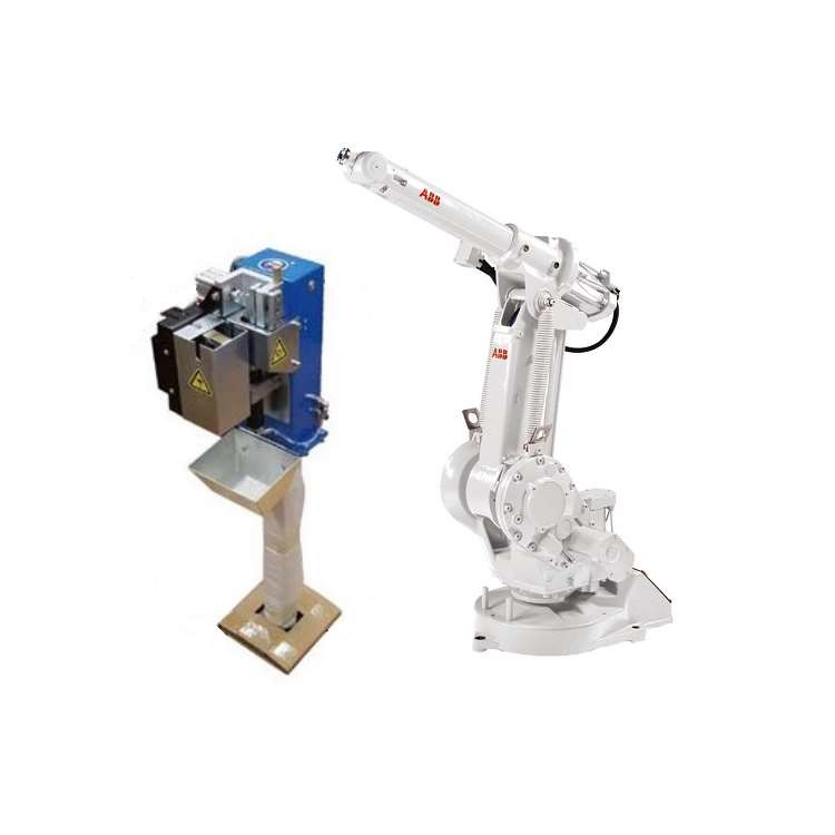 6 Axis Robotic Arm ABB IRB 1410 With CNGBS Gun Cleaning Station For Welding Robot Automation