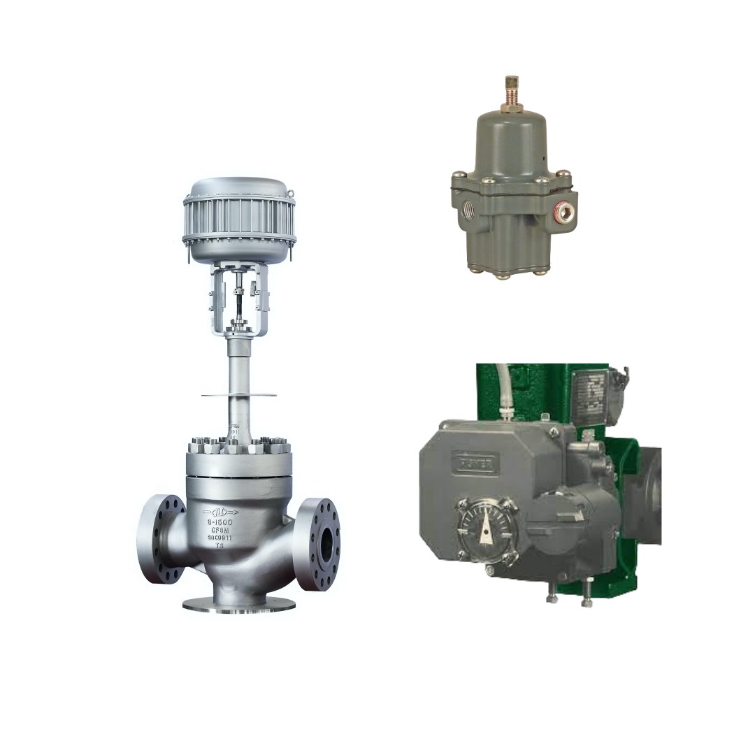 High Performance Control Valve With Fisher 3720 Electro-Pneumatic ...