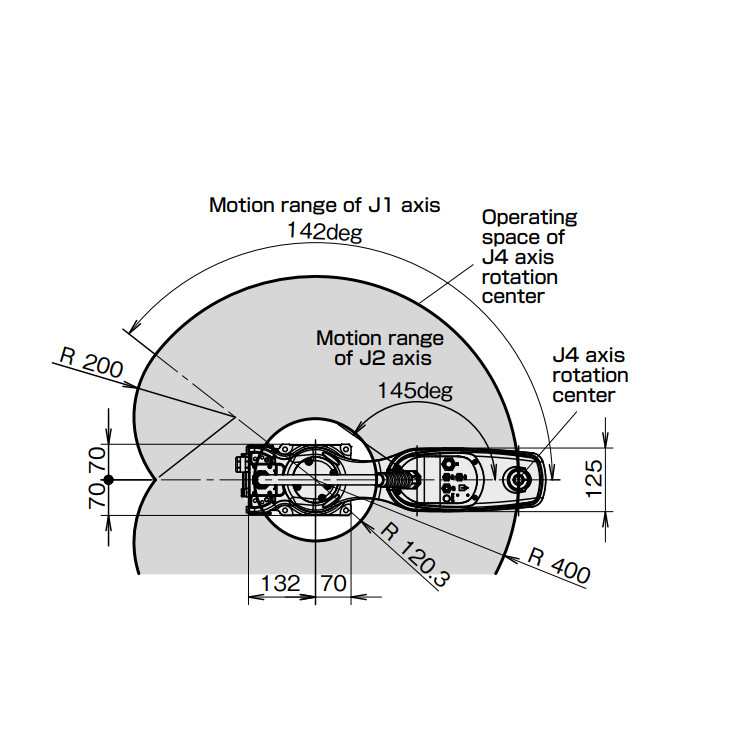 4 Axis Scara Robot SR-3iA With 3kg Payload Robotic Arm As Pick And ...