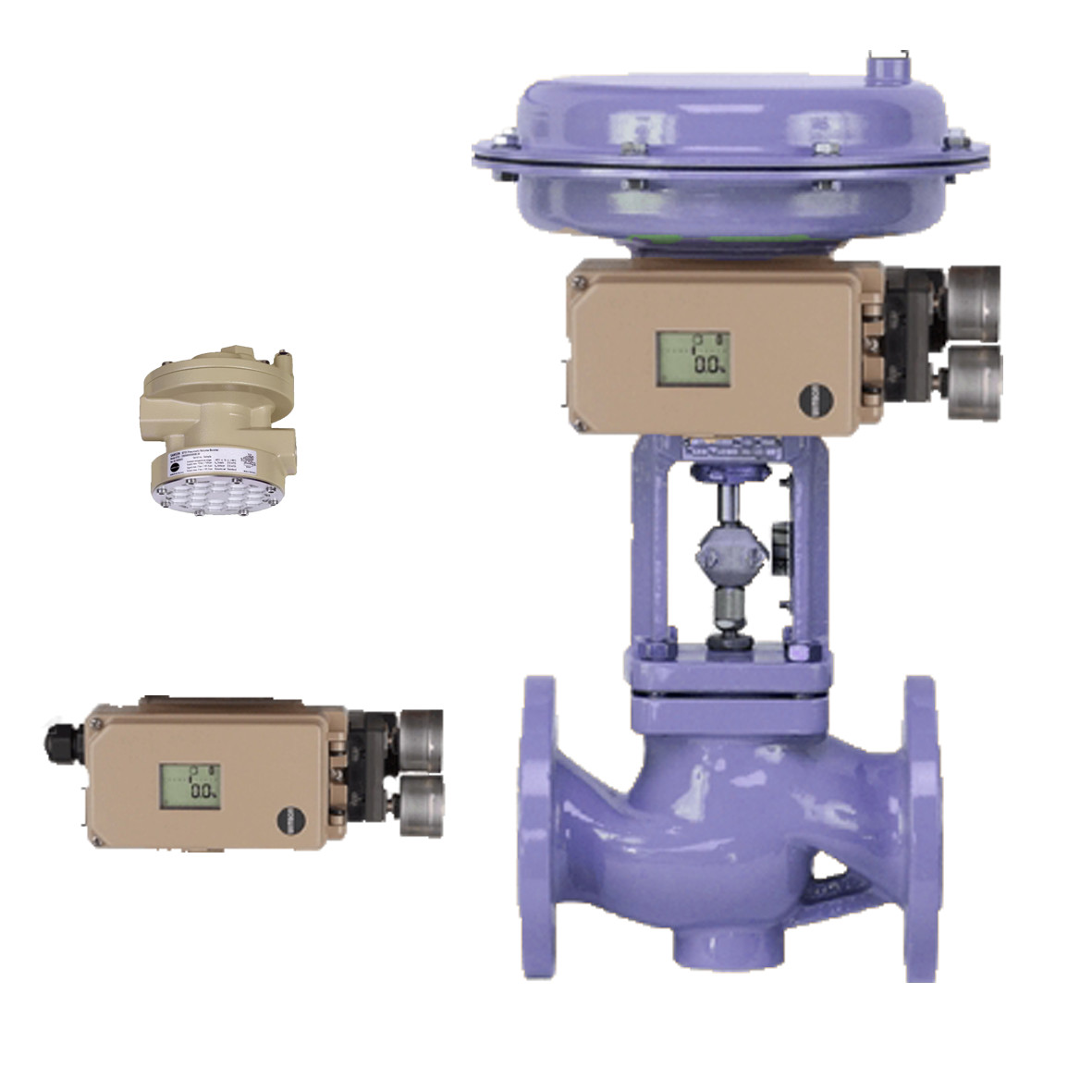 Pneumatic Control Actuator And Samson Smart Valve Positioner 3763 For ...