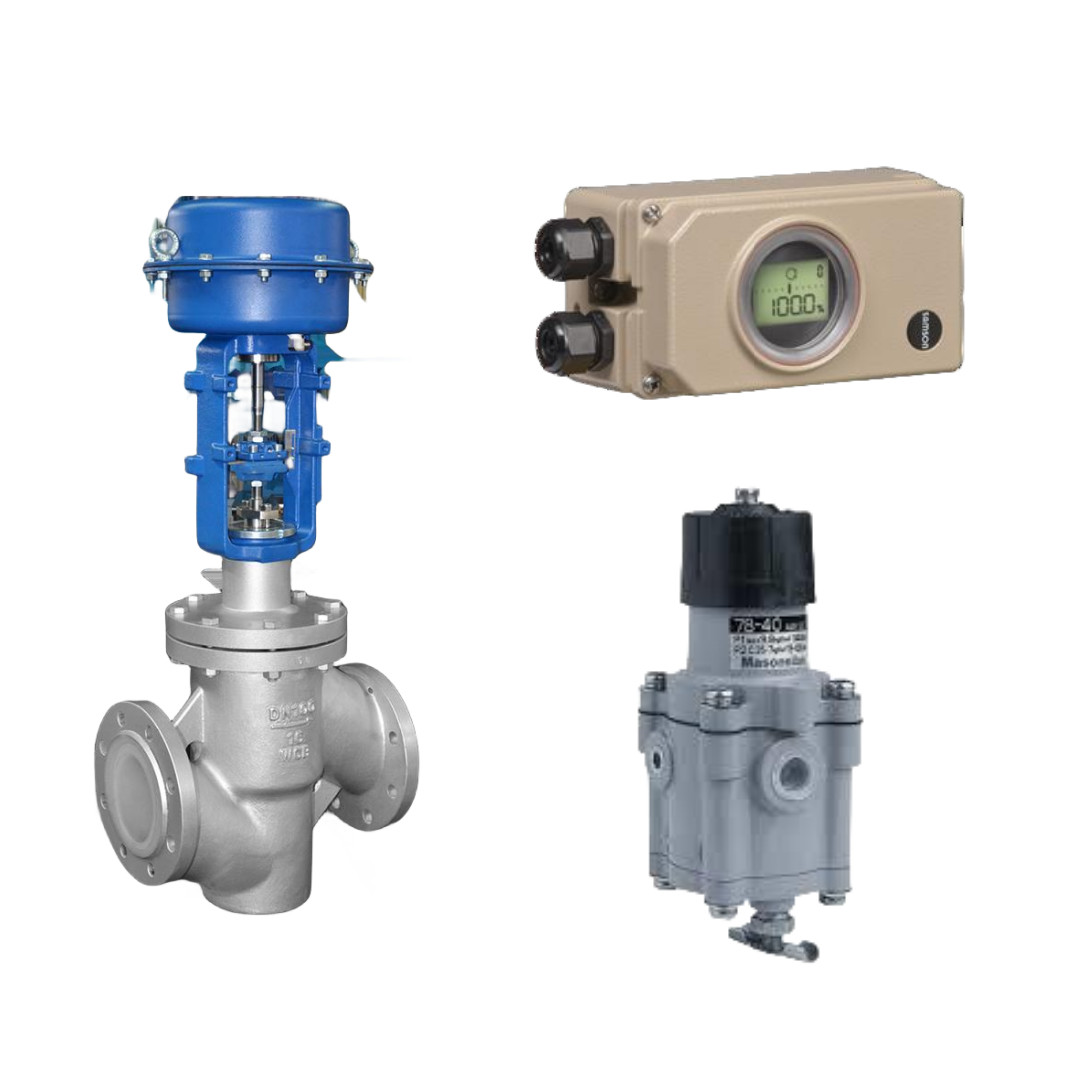 Pneumatic Control Valve With Hard Communication Samson Electropneumatic ...