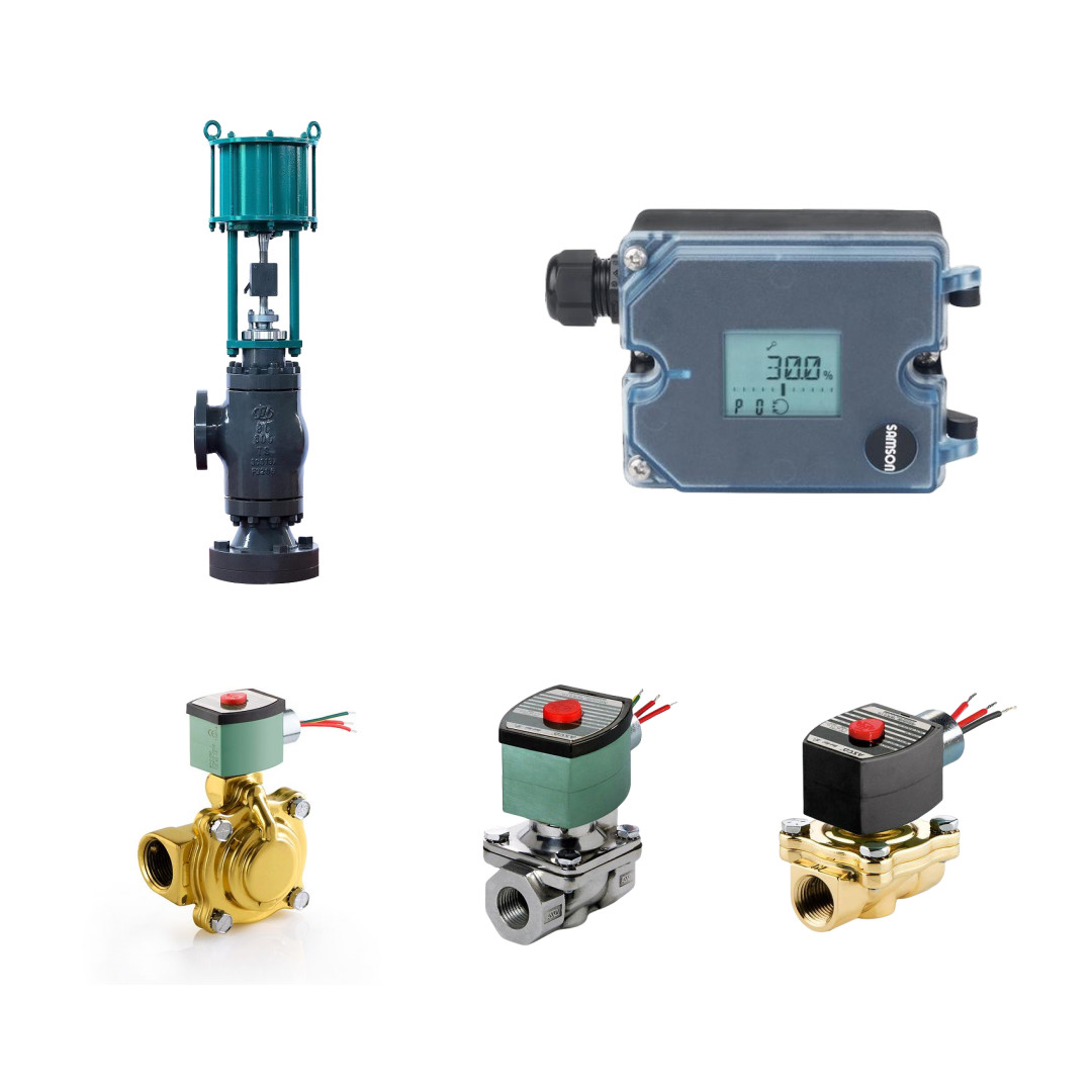 Control Valve With Samson 3372 actuator with Samson 3725 Positioner ...