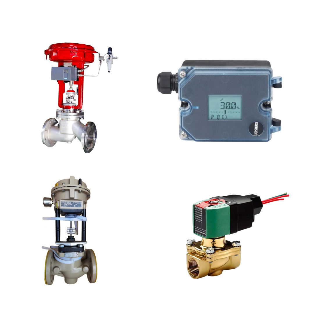 Control Valve With Samson 3372 actuator with Samson 3725 Positioner ...