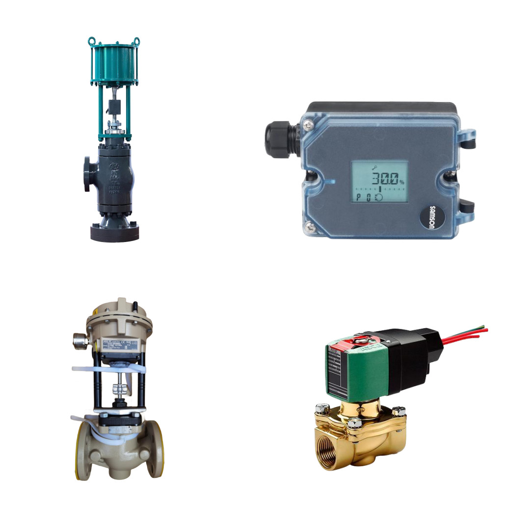 Control Valve With Samson 3372 actuator with Samson 3725 Positioner ...
