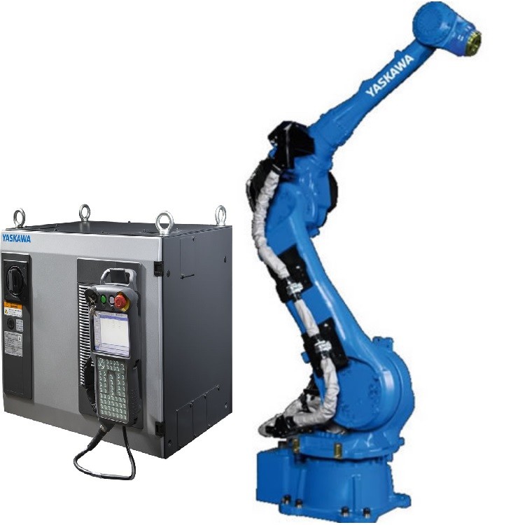 Handling Robotic Arm 6 Axis Yaskawa GP50 With CNGBS Robot Gripper For Handling Universal Robot