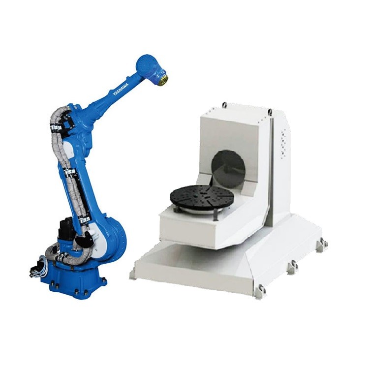 Yaskawa GP88 6 Axis Welding Robotic Arm With CNGBS Welding Positioner ...