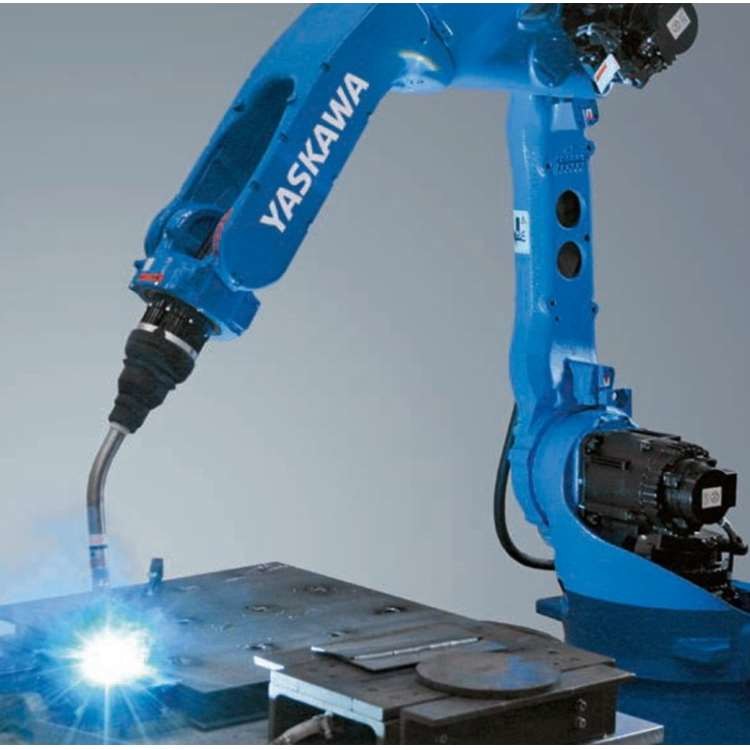 Welding 6 Axis Robotic Arm Yaskawa AR700 Combine With CNGBS Robot ...