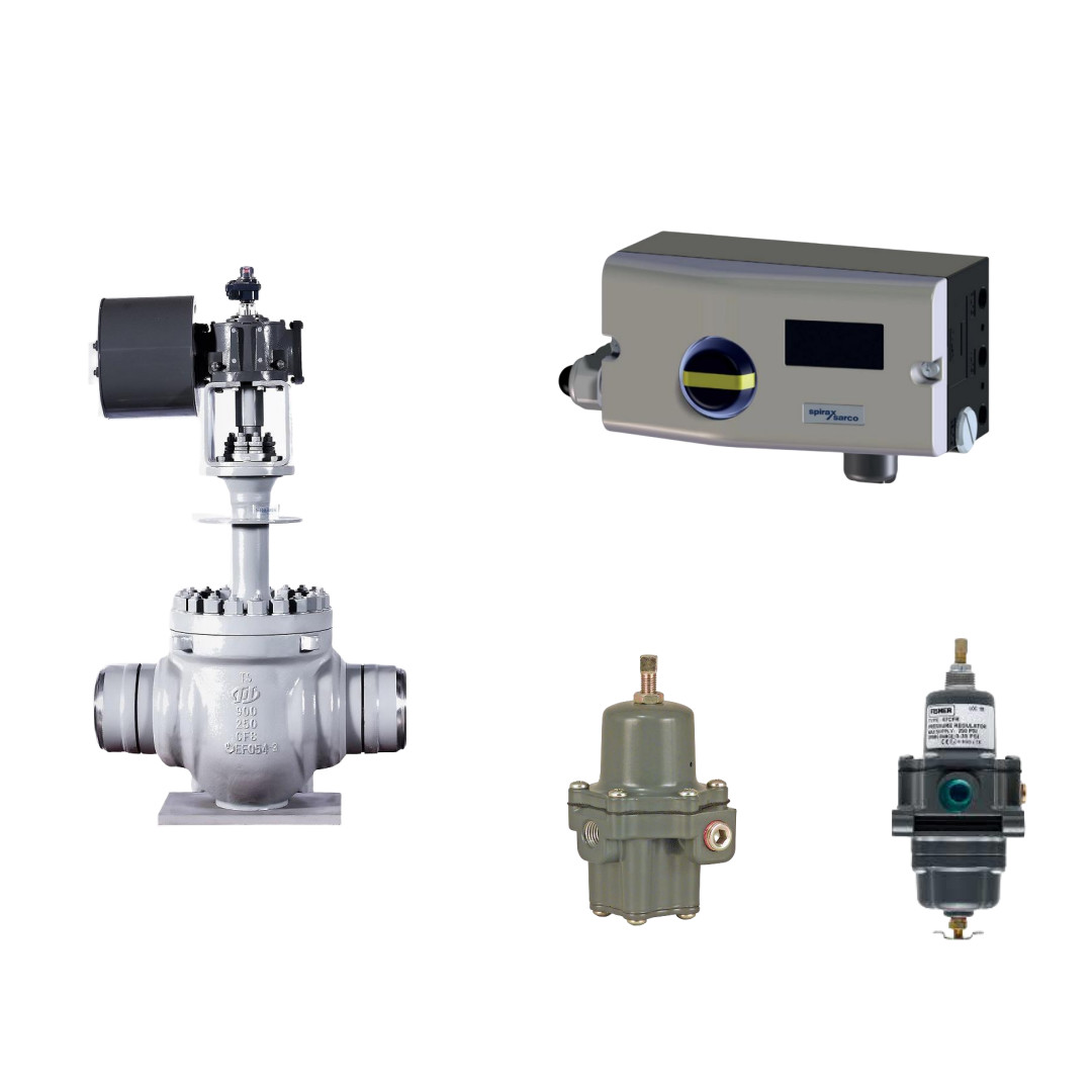 Pneumatic Valve With Spirax Sarco Smart Valve Positioner SP7-10-11 And ...