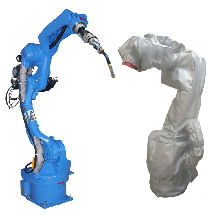6 Axis Welding Robotic Arm Yaskawa AR2010 With CNGBS Robot Clothes For ...
