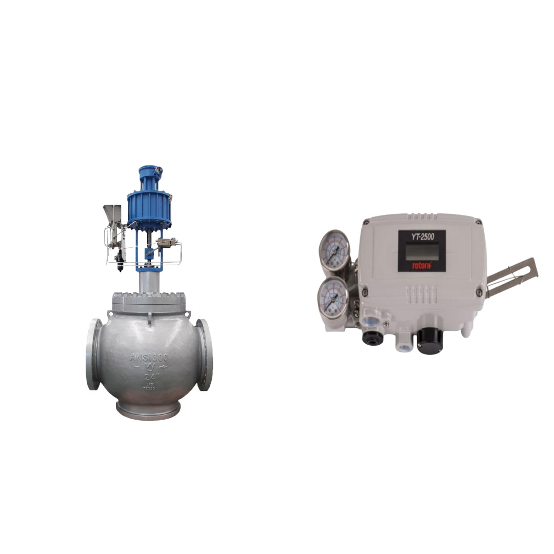 Pneumatic Control Valve With Original Rotork YT-2500 Smart Valve ...
