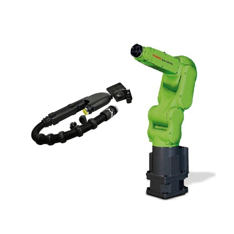 Cnc Robotic Arm 6 Axis Fanuc CR-4iA With CNGBS Robot Dress Pack For ...