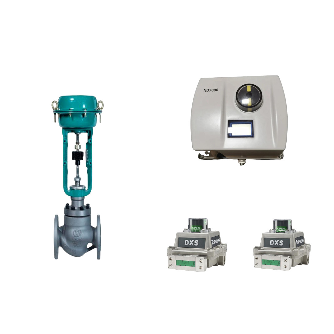Control Valve with Neles ND7000 Intelligent Valve Positioner With ...