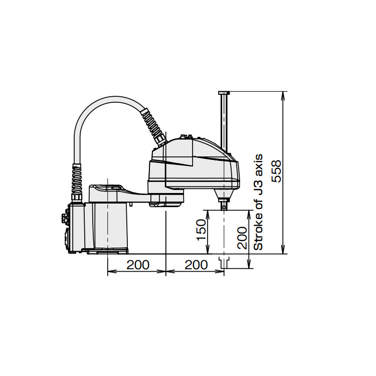 Mini Scara Robot SR-3iA Of 4 Axis Industrial Manipulator For Assembly ...