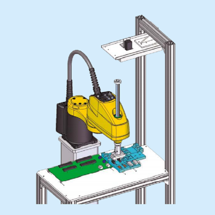 Mini Scara Robot SR-3iA Of 4 Axis Industrial Manipulator For Assembly ...