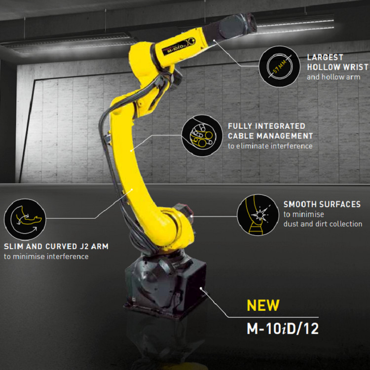 FANUC Robot M-10iD/12 Industrial Robot With 6 Axis For Material Handling
