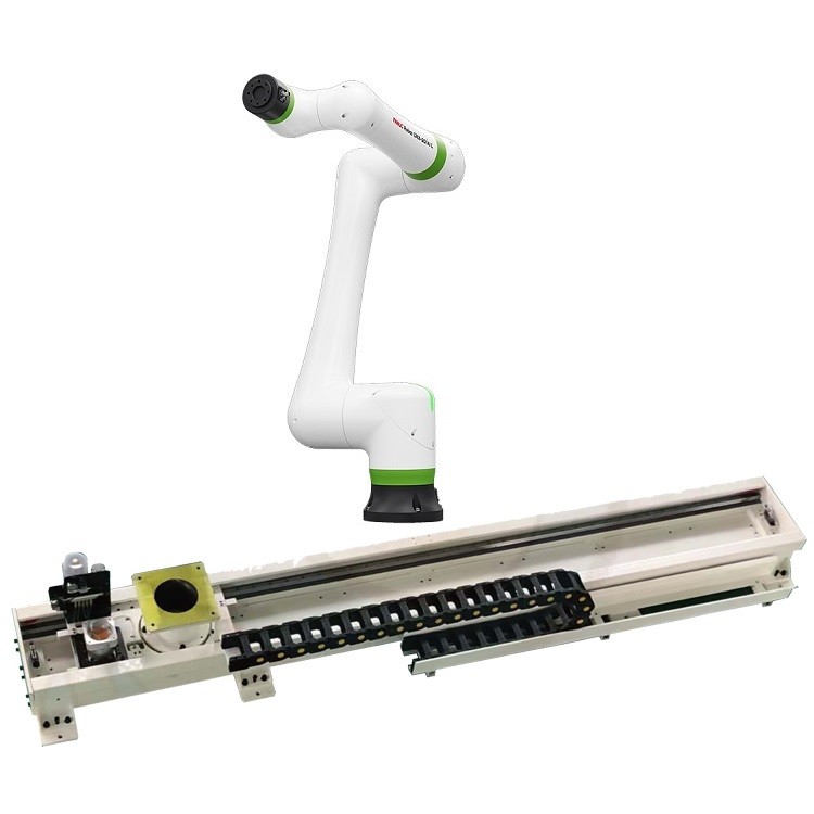 Fanuc Robotic Arm 6 Axis CRX-20iA/L With CNGBS Robot Guide Rail For ... Fanuc Robotic Arm 6 Axis CRX-20iA/L With CNGBS Robot Guide Rail For ...