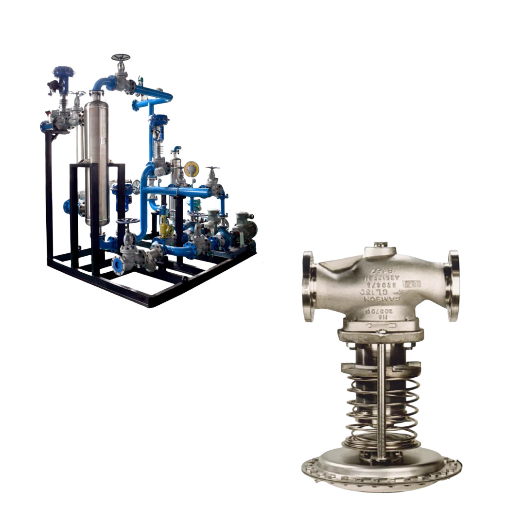 Natural Gas Skid With Samson 41-23 Stainless Steel Self-Operated Pressure Reducing Valve