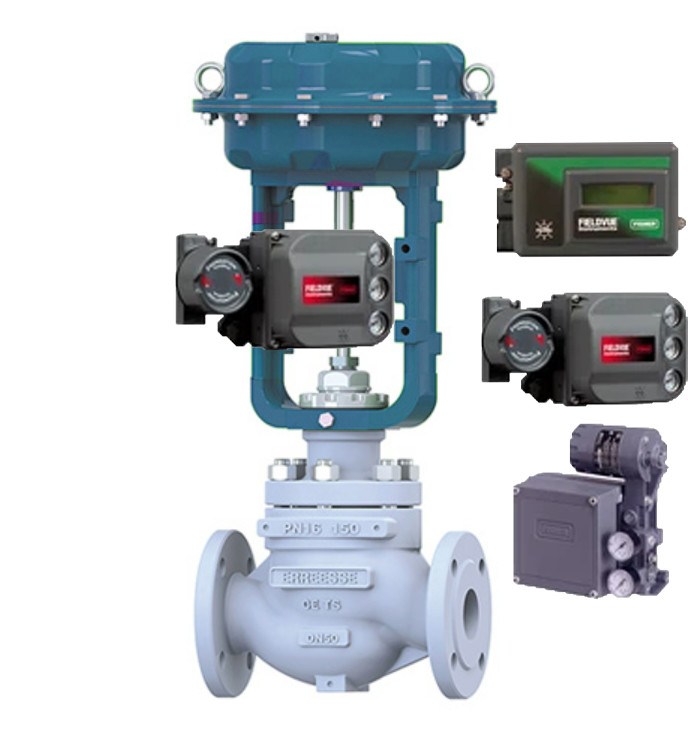 Original Black FI-SHER Regulator DVC6200 and 3582I Valve Positioner ...