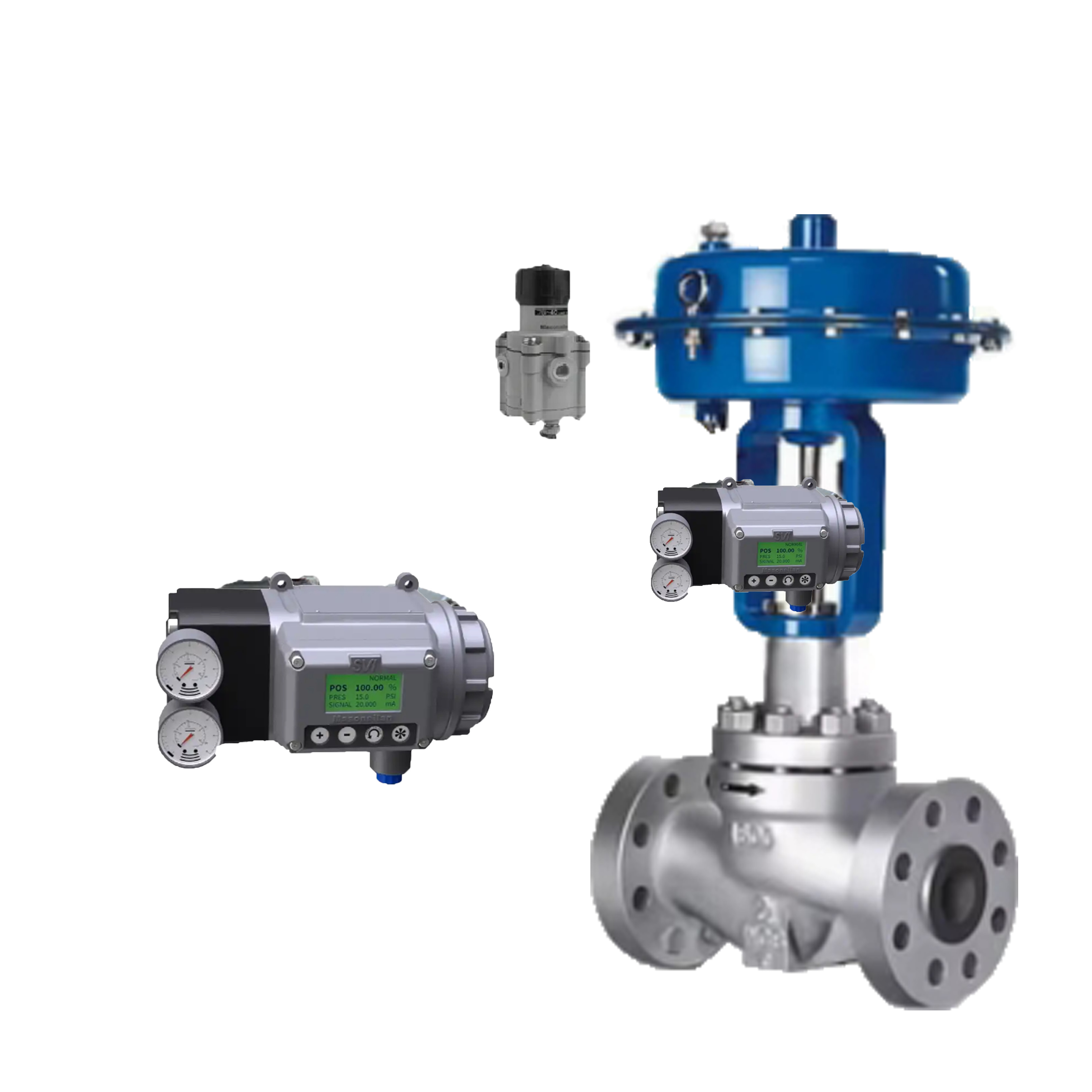 Grey Masoneilan SVI3 AP Smart Valve Positioner With Hart Communication ...