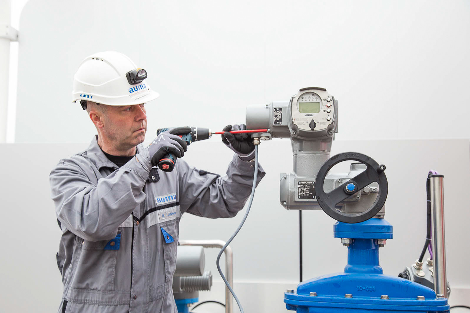 Auma Electric Acatuator With Chiese Electric Ball Vavle Globe Valve For ...