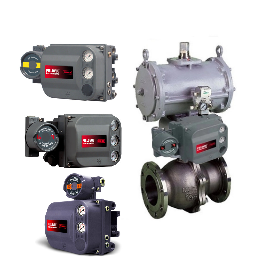 Fisher DVC6200 Valve Controller With Chinese Pneumatic Control Valve 67 ...