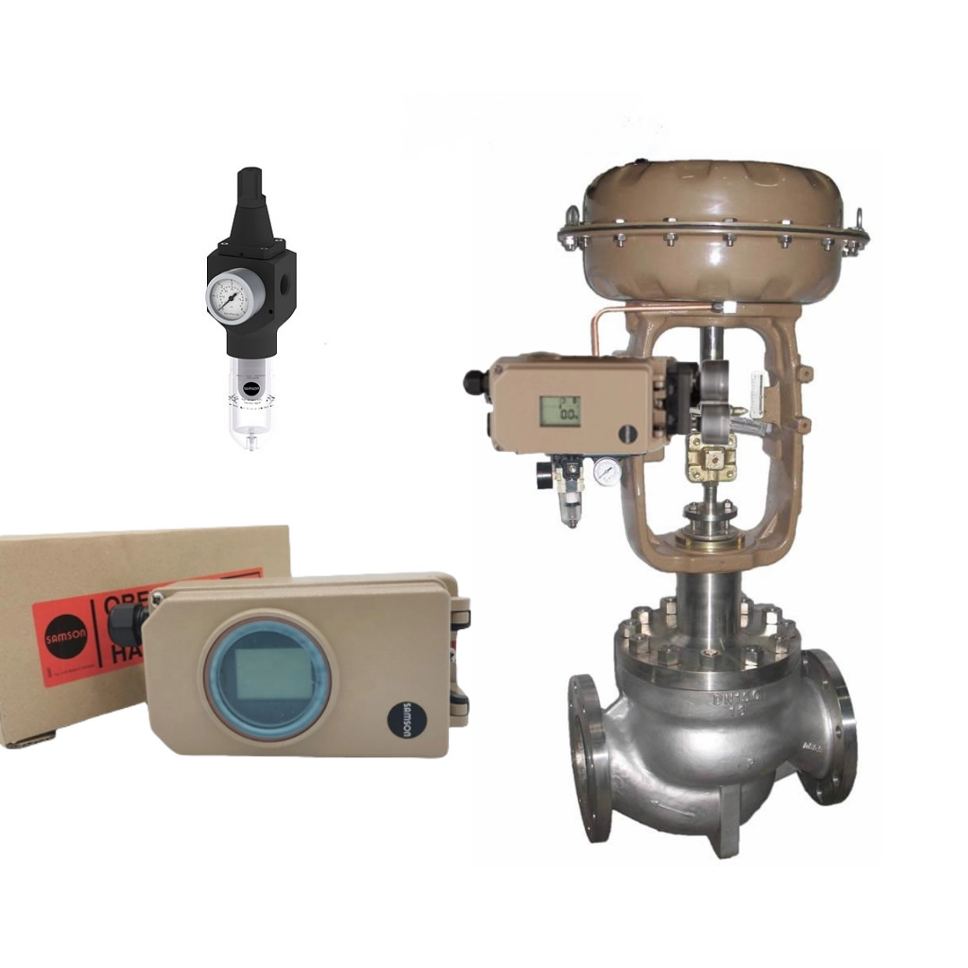 Samson 4708 Pressure Regulator With 3730 Valve Positioner W/ HART ...