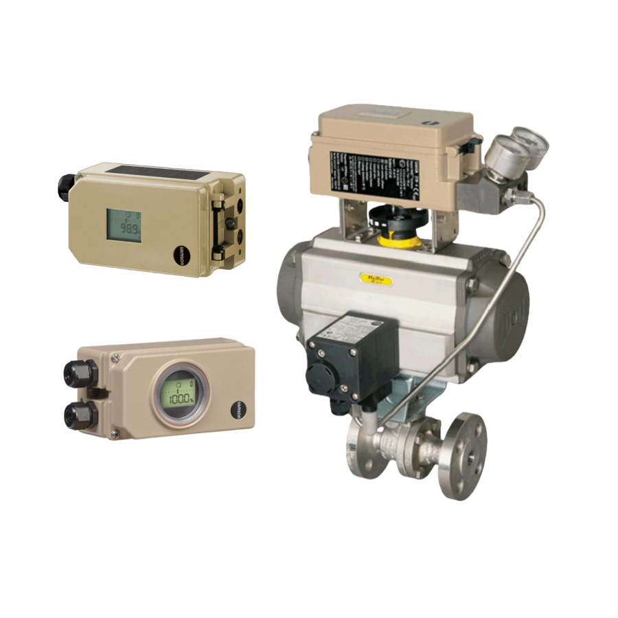 Chinese Flow Control Valve With Samson 3730-3 Electropneumatic Positioner W/ HART Communication ...