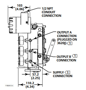 Pressure Regulator And Fisher 3620j / 3582i Electro Pneumatic Valve ...