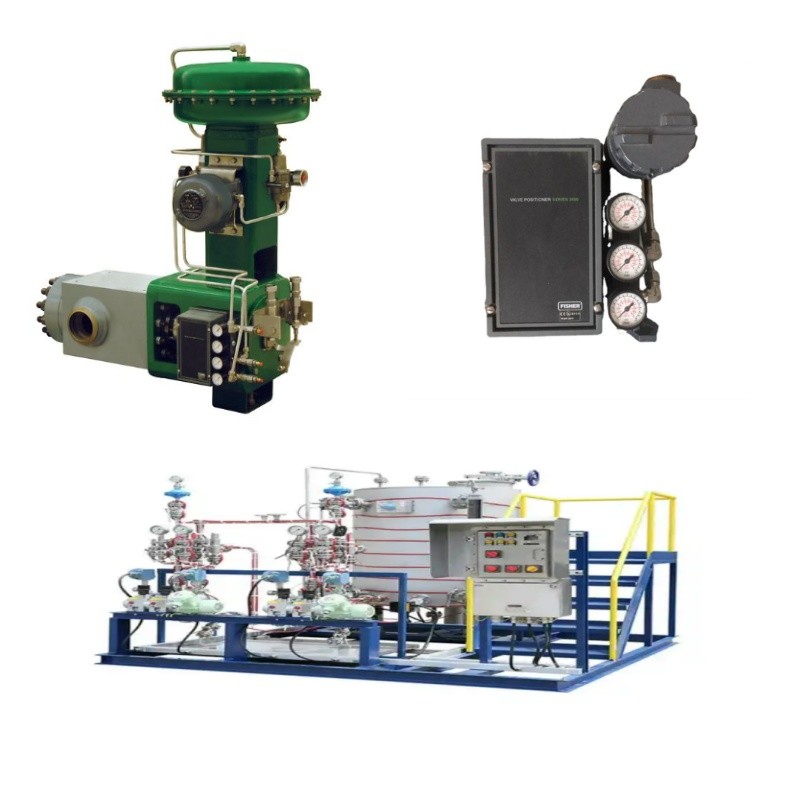 Pressure / Flow Control Skid With Fisher 1052/2052 Actuator And DVC6200 ...
