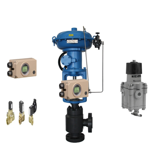 Samson 3730-2 positioner and Asco 210 solenoid valve Masoneilan ...
