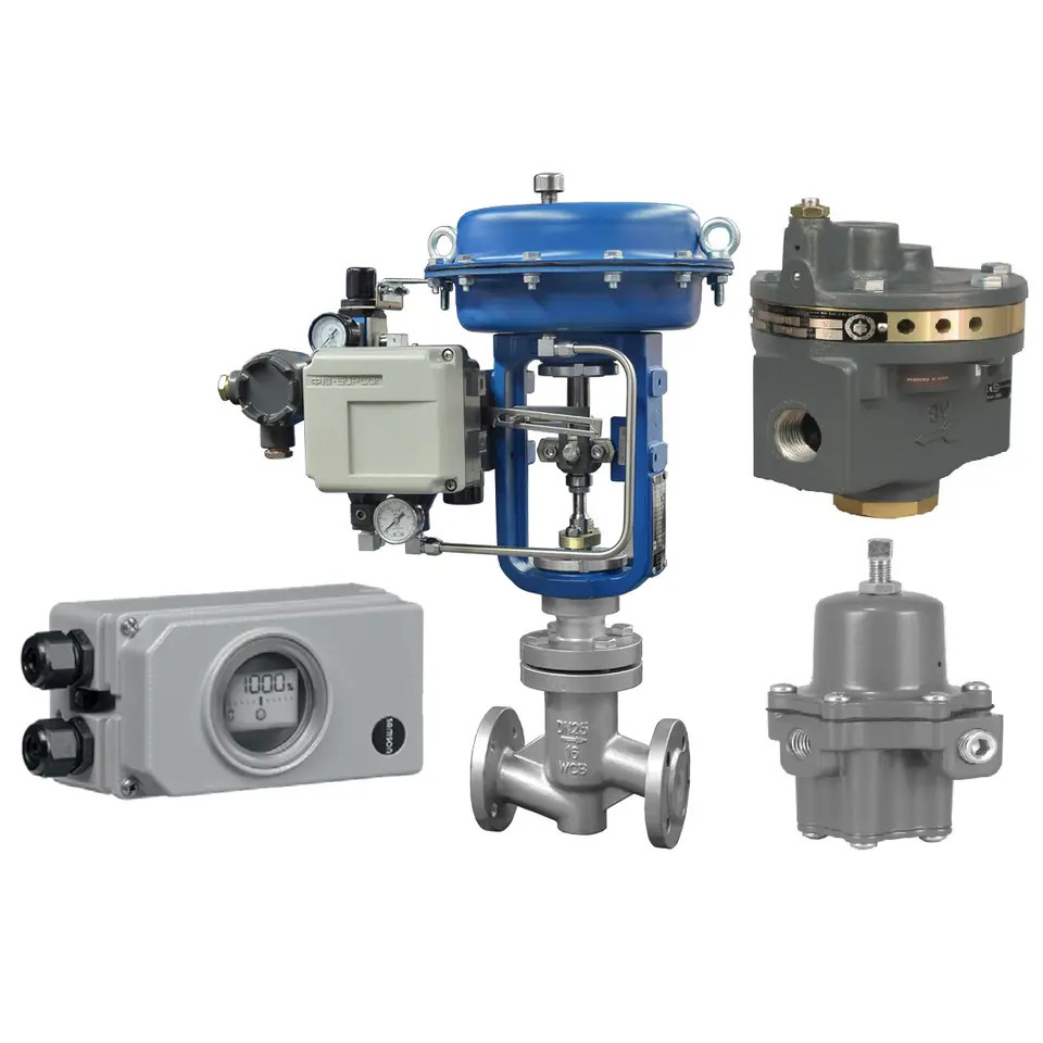 Samson 4708 Pressure Regulator With 3730 Valve Positioner W/ HART ...