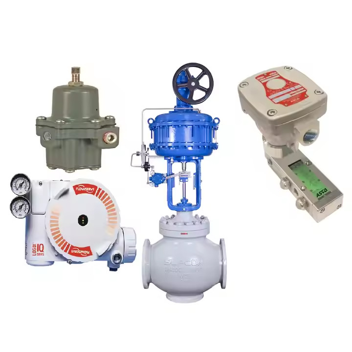 Without Feedback 4-20mA Rotary Linear Intelligent Control Valve Electro ...